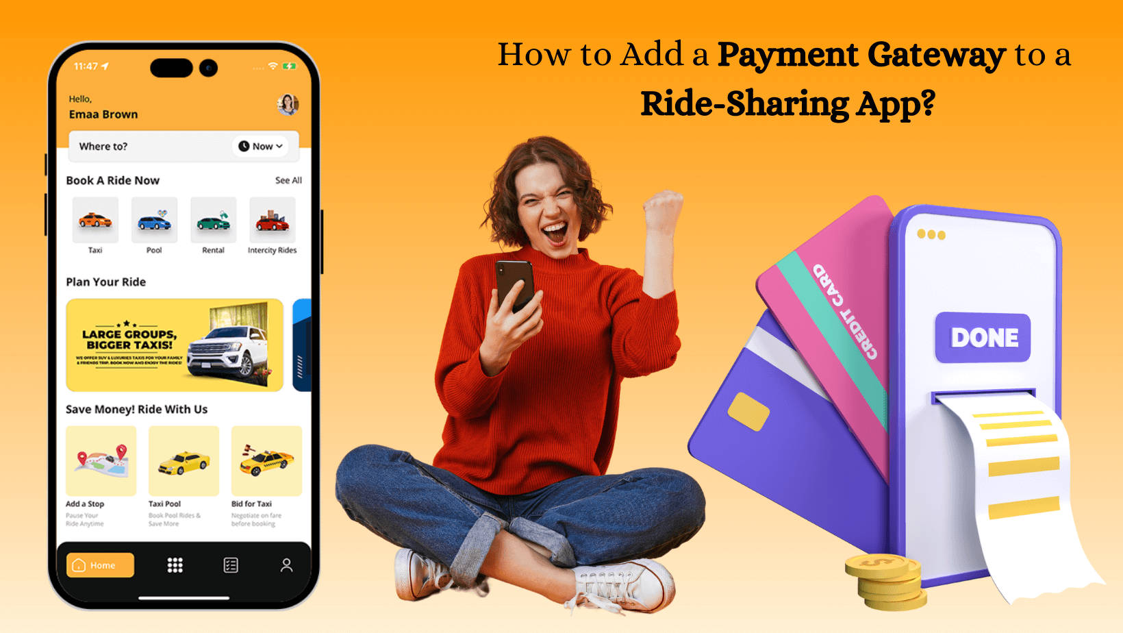 How to Add a Payment Gateway to a Ride-Sharing App?